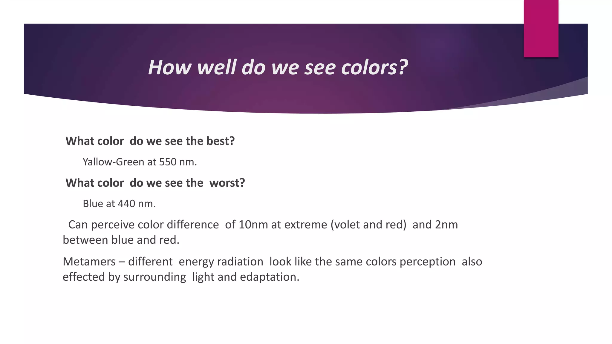 introduction to colors in images and videos | PPTX