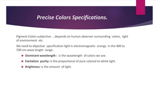 introduction to colors in images and videos | PPTX