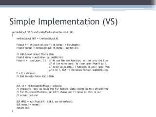 Fur rendering | PPTX