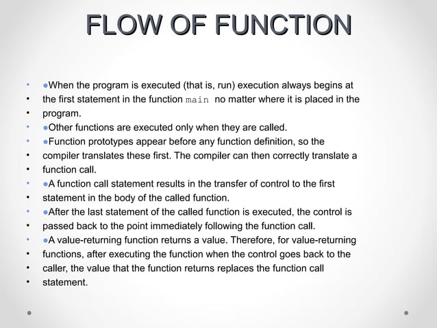 user defined function | PPT