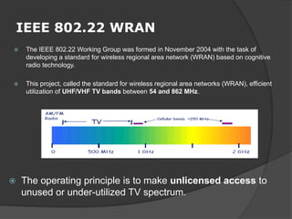 Spectrum Measurements for IEEE 802.22 Wireless Regional Area Networks | PPT