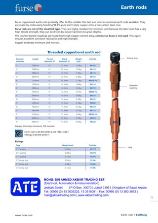 Furse earthing-and-lightning-protection-product-catalogue SAUDI ARABIA ...