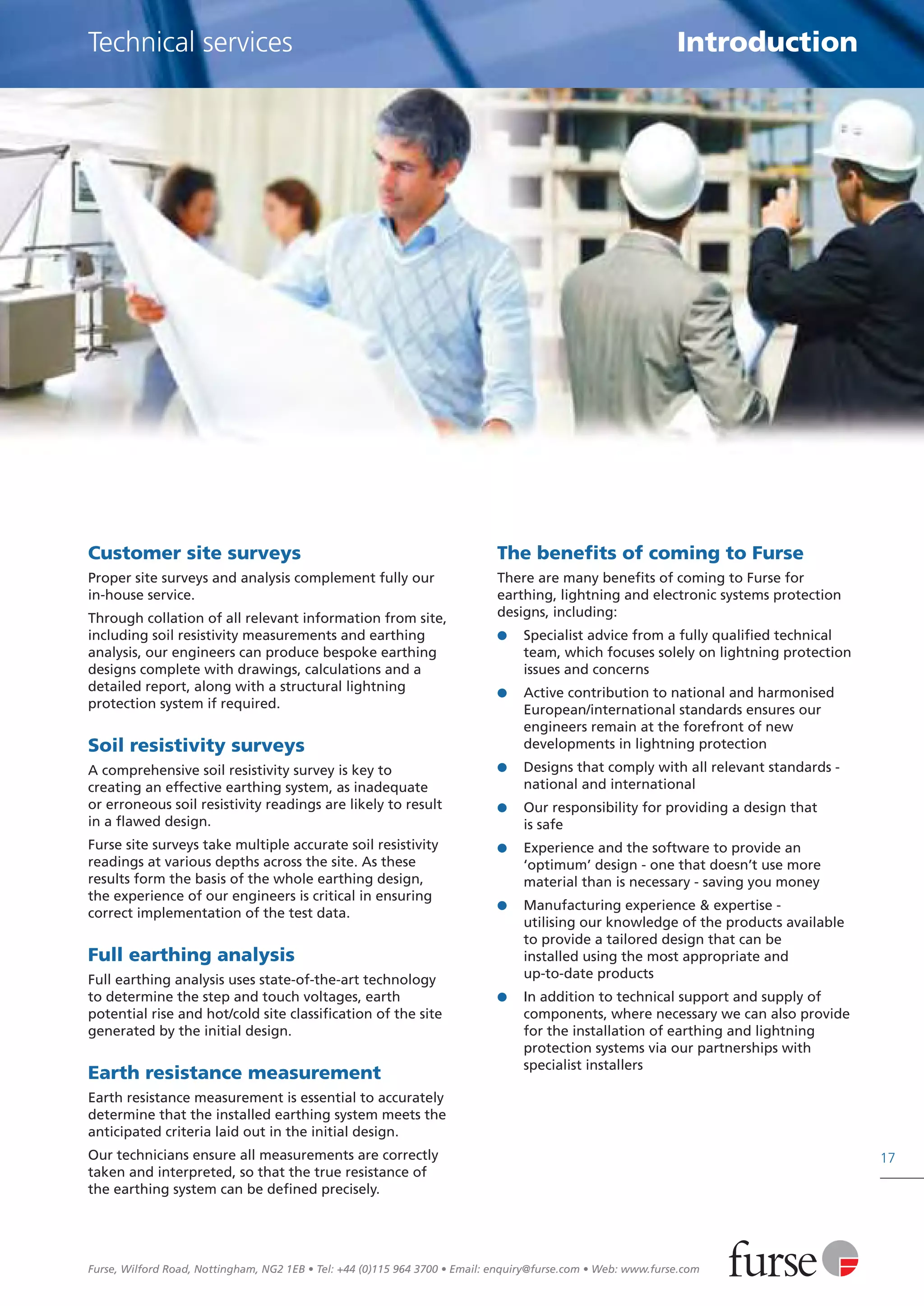Furse earthing lightning protection introduction | PDF