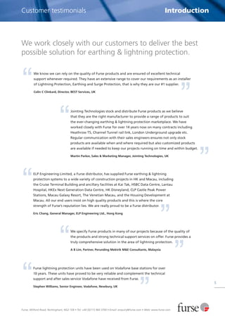 Furse earthing lightning protection introduction | PDF