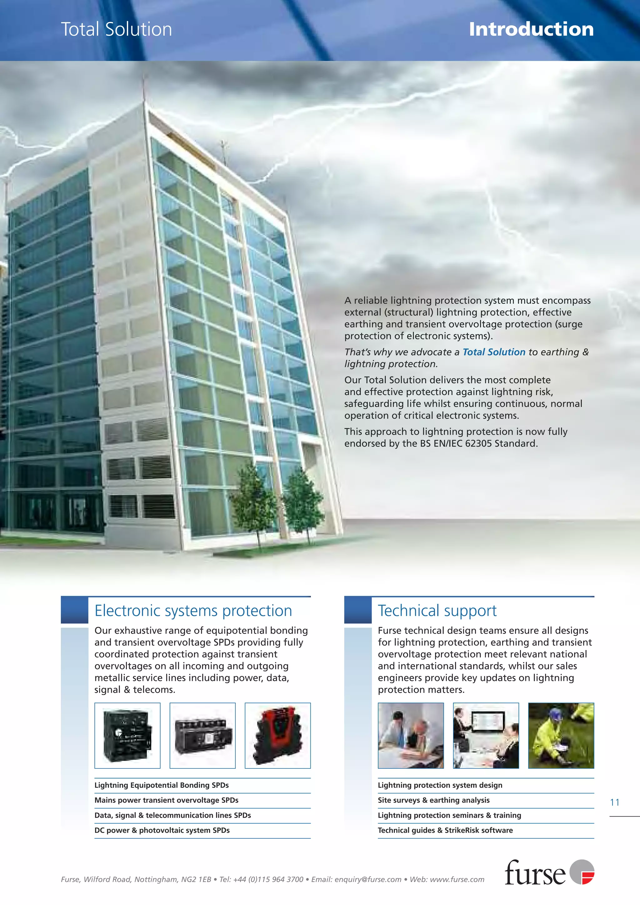 Furse Earthing Lightning Protection Introduction | PDF