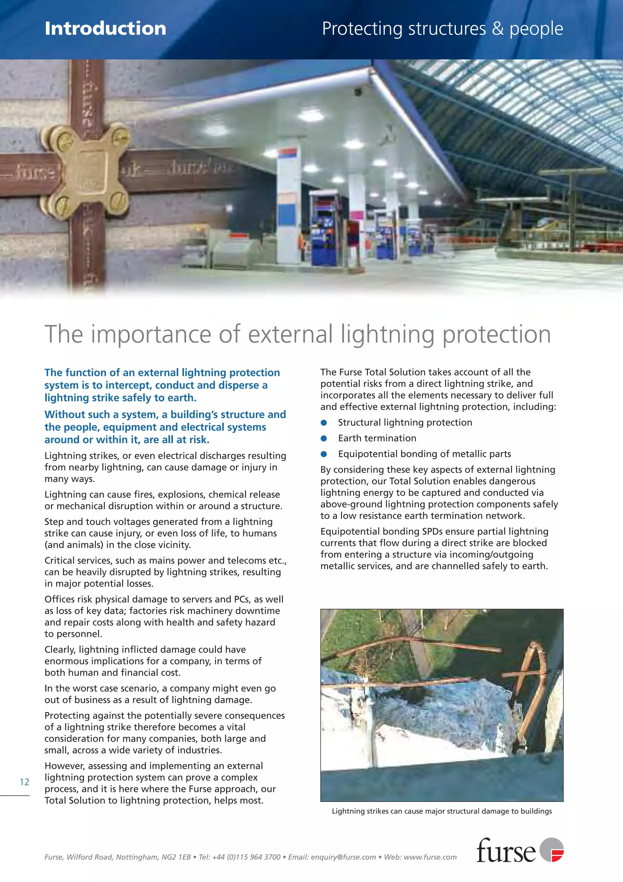 Furse Earthing Lightning Protection Introduction | PDF