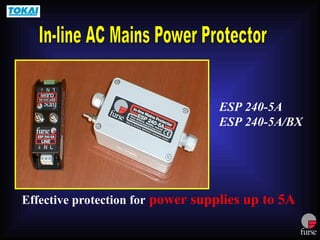 Furse ESP Range PPT, surge protector, ELV System Protection | PPT