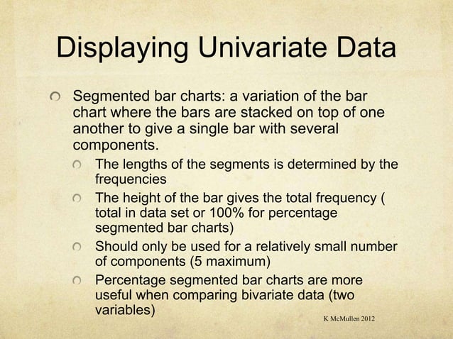 Further2 displaying univariate data | PPTX