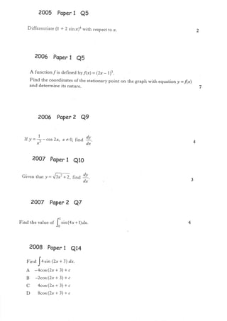 Further calculus | PDF