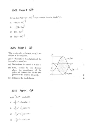Further calculus | PDF