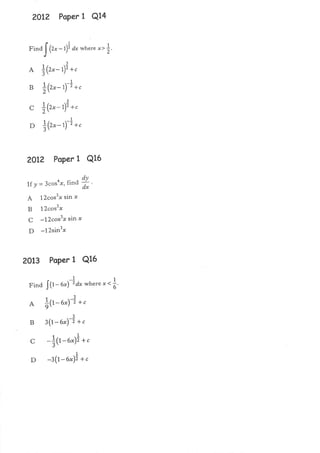 Further calculus | PDF