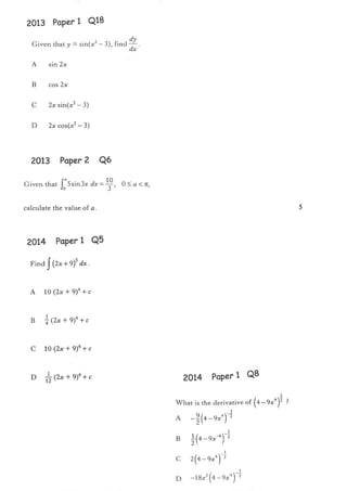Further calculus | PDF