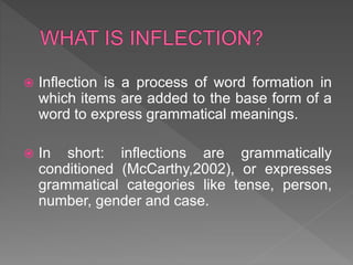 Further examples of Inflection | PPT