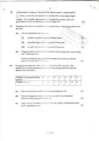 Further mathematics paper 2 november zimsec zimbabwe cambridge 2009 | PDF