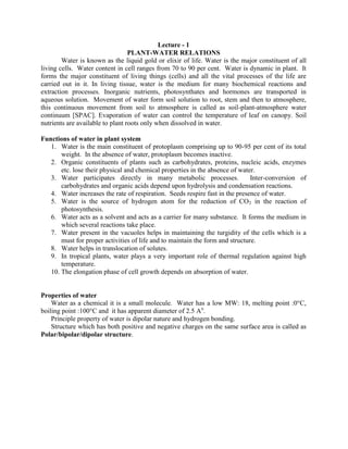 (FURTHER PLANT PHYSIOLOGY student book pdf | PDF