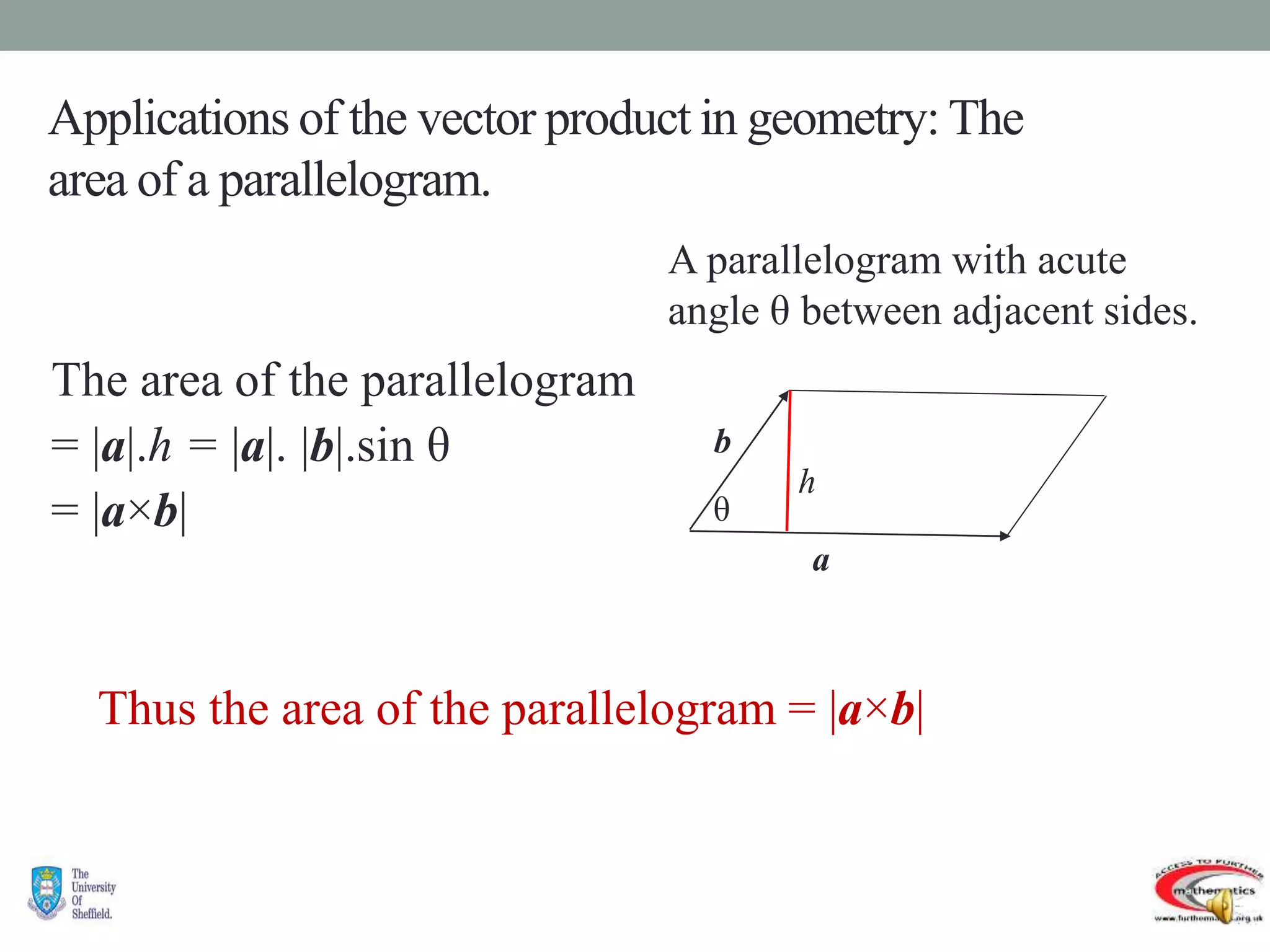 Further pure mathmatics 3 vectors | PPTX