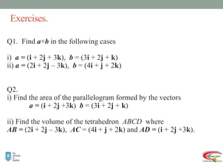 Further pure mathmatics 3 vectors | PPTX