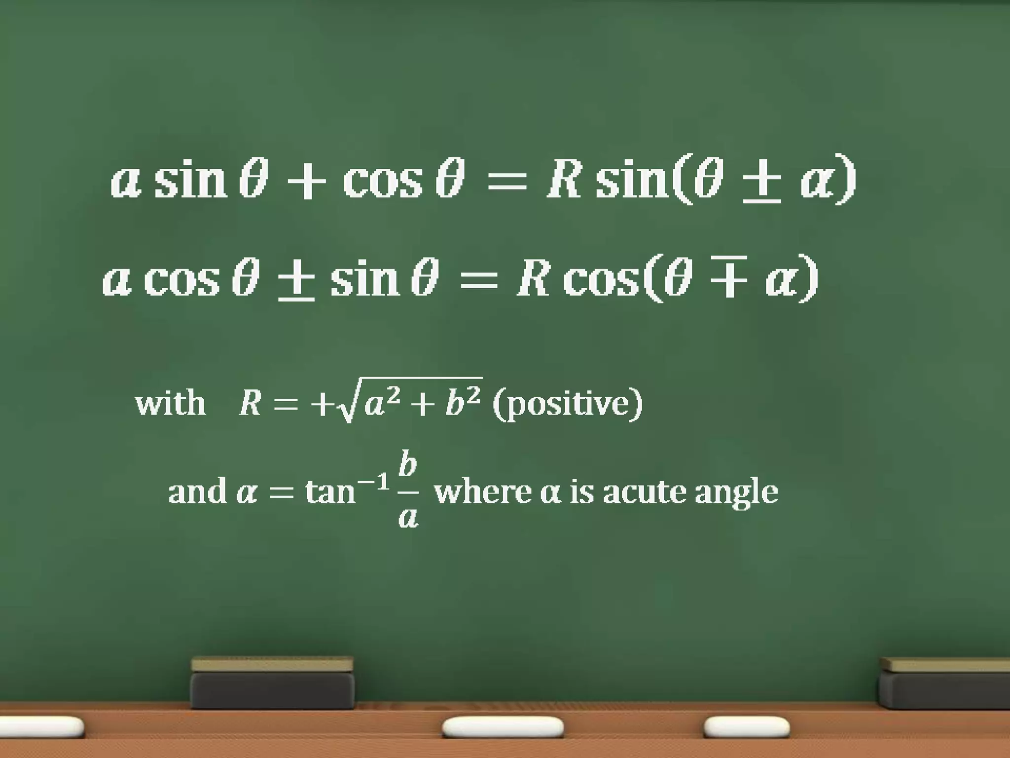 Further trigonometry identities | PPT