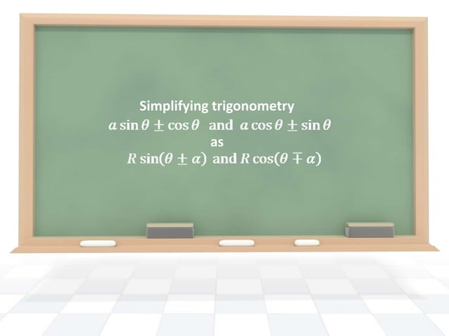 Further trigonometry identities | PPTX | Physics | Science