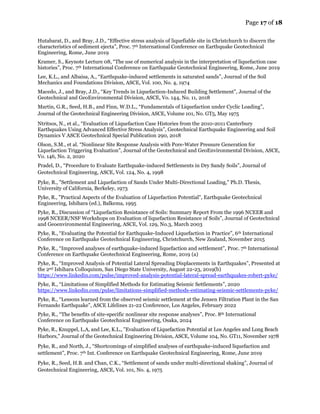 Further Updated Limitations of Simplified Methods for Evaluating the Potential for Liquefaction ...