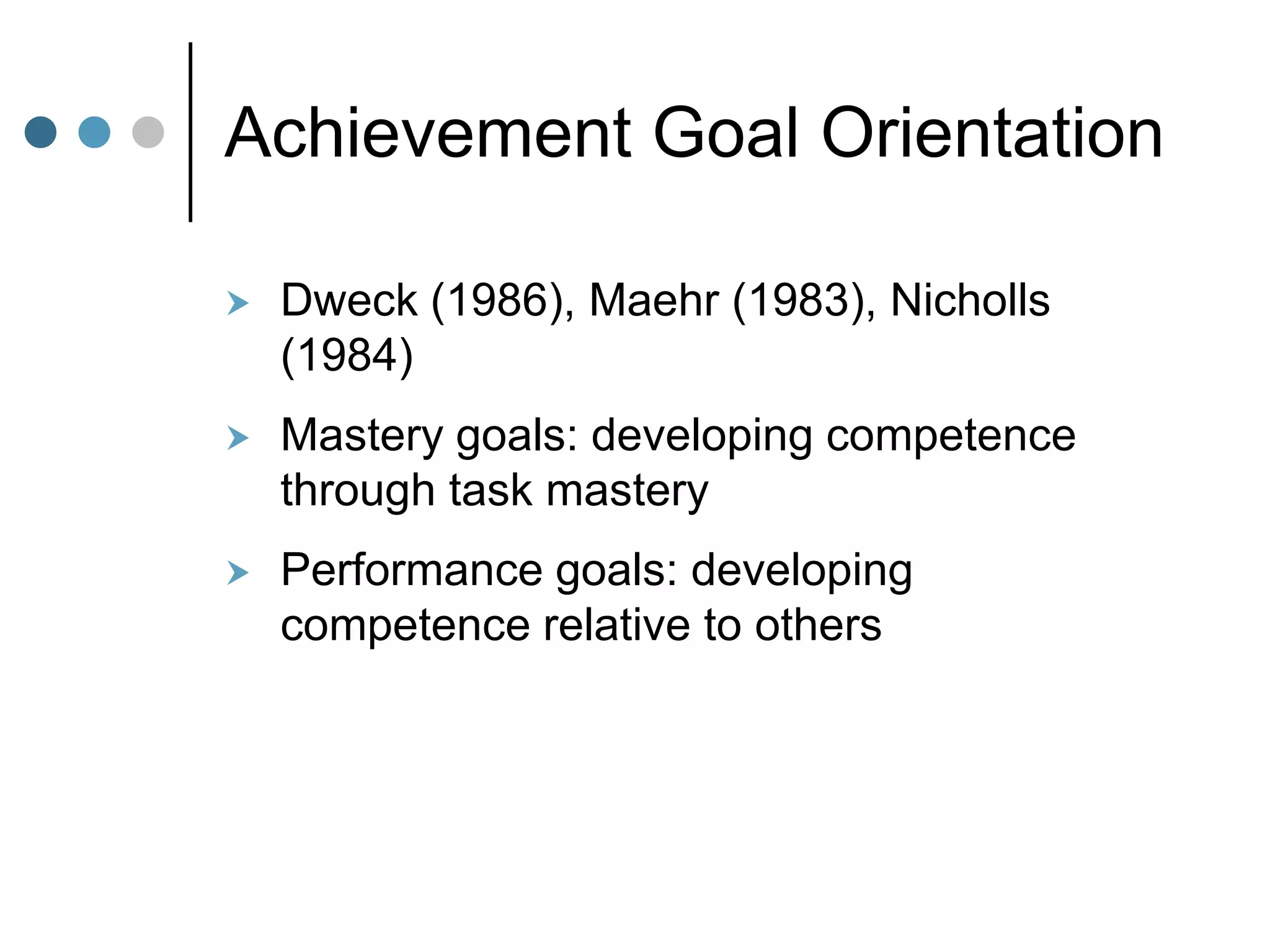 Principal Component Analysis of the Achievement Goal Questionnaire ...