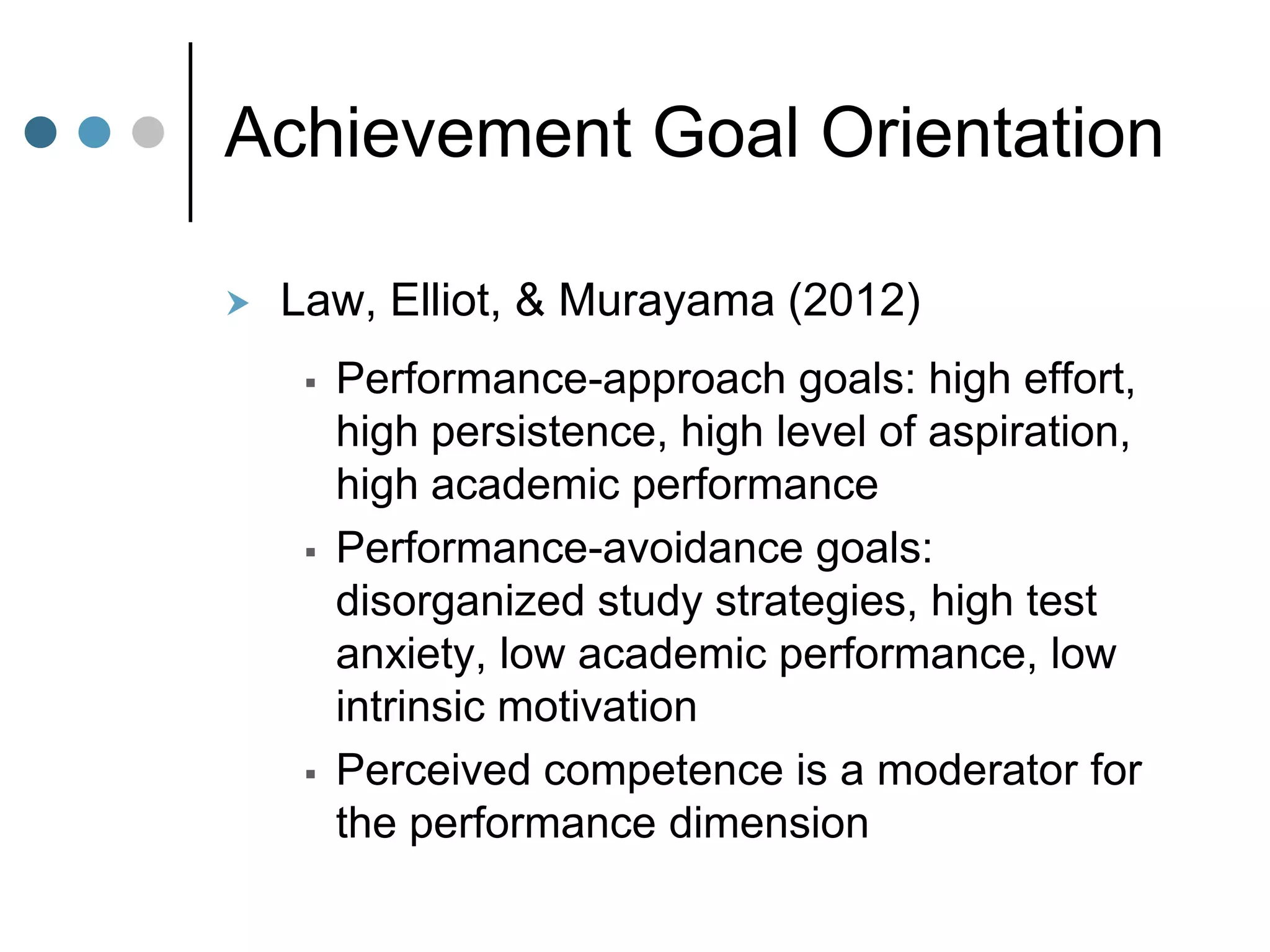 Principal Component Analysis of the Achievement Goal Questionnaire ...