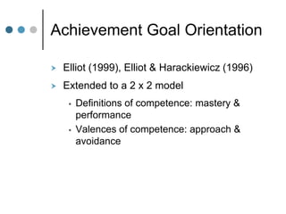 Principal Component Analysis of the Achievement Goal Questionnaire ...