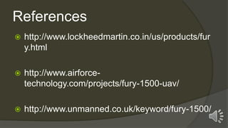 Fury 1500, usa unmanned aerial vehicle | PPTX