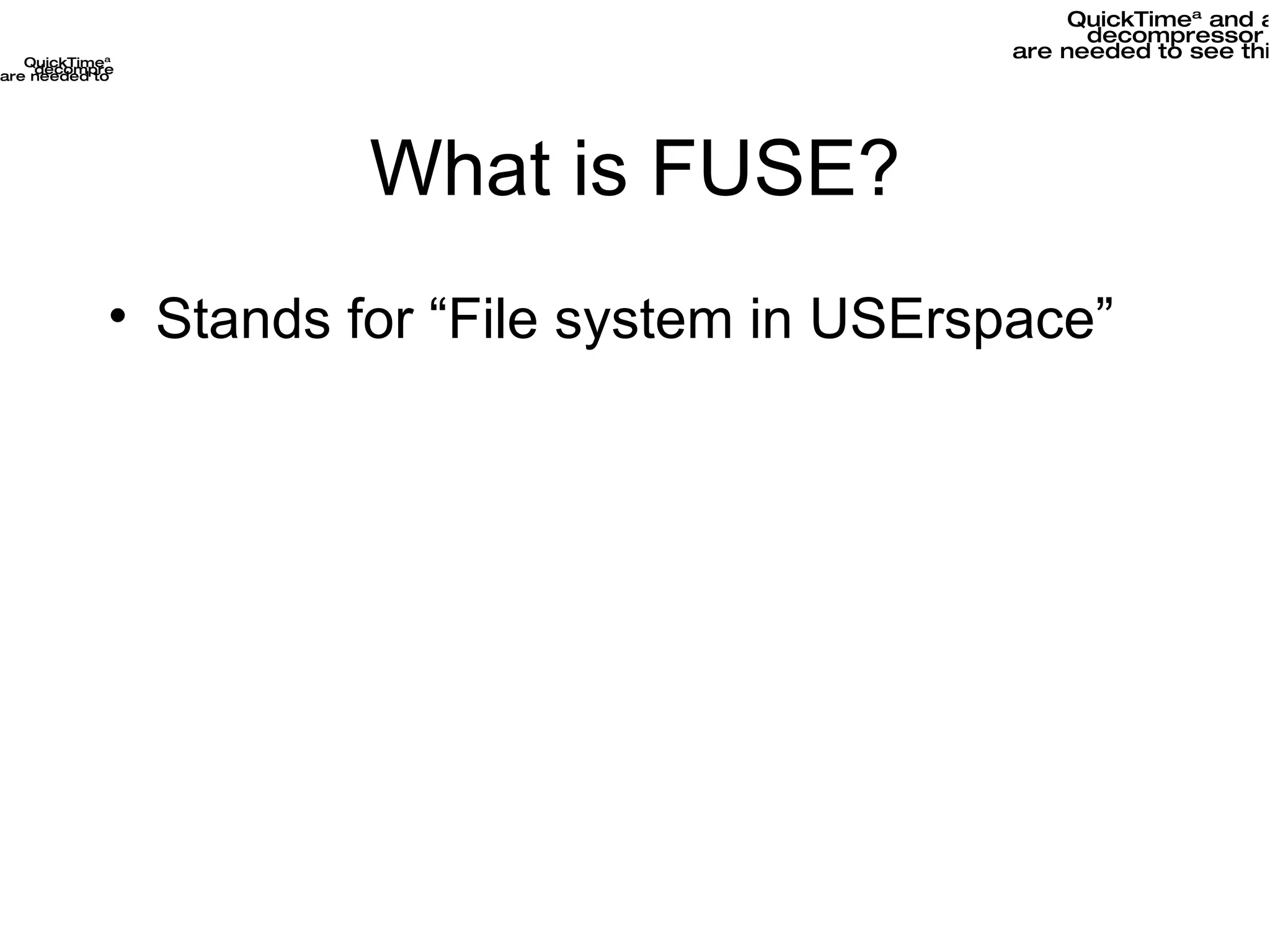 Building File Systems with FUSE | PPT | Operating Systems | Computer Software and Applications