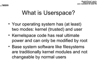 Building File Systems with FUSE | PPT | Operating Systems | Computer Software and Applications