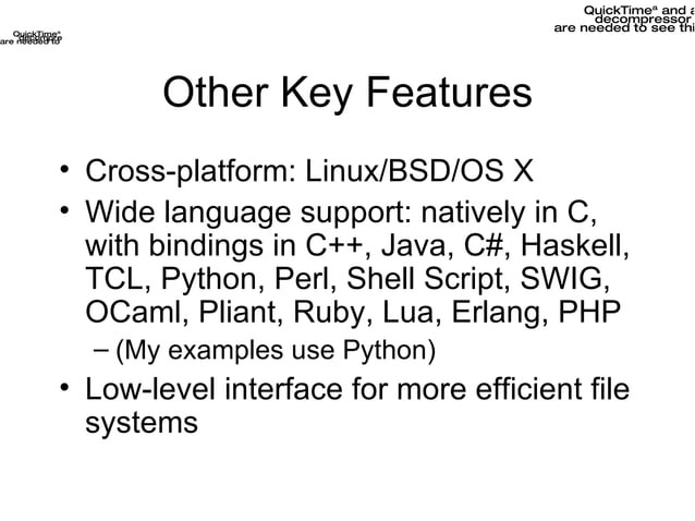 Building File Systems With Fuse Ppt Operating Systems Computer