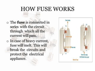 Fuses(The power system protection) | PPTX