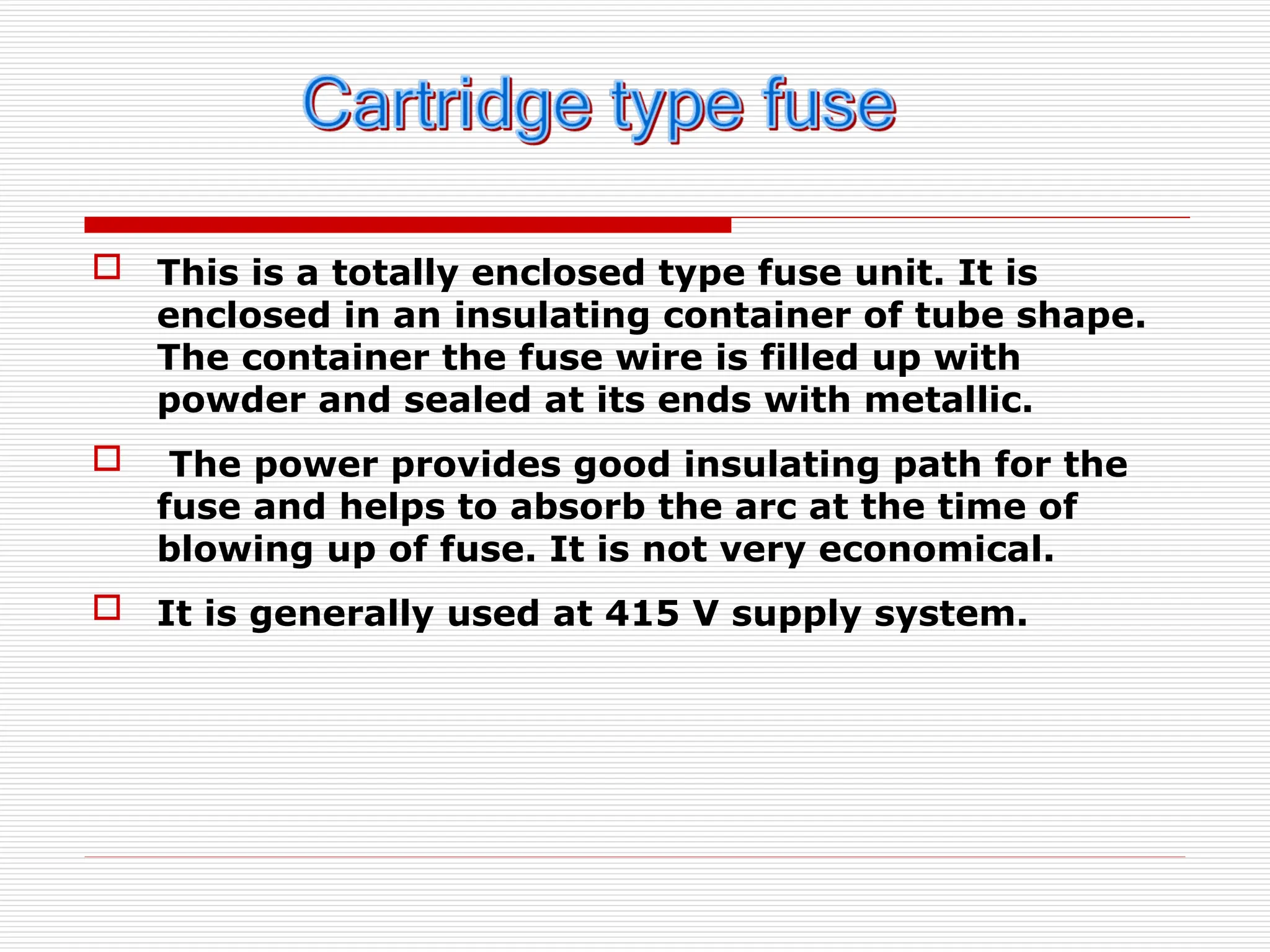 Fuses and their attributes - learn to become knowledgeable | PPT