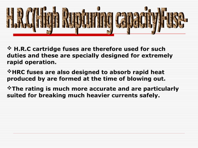 Fuses and their attributes - learn to become knowledgeable | PPT