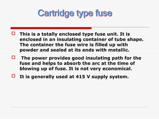 Fuses and their attributes - learn to become knowledgeable | PPT