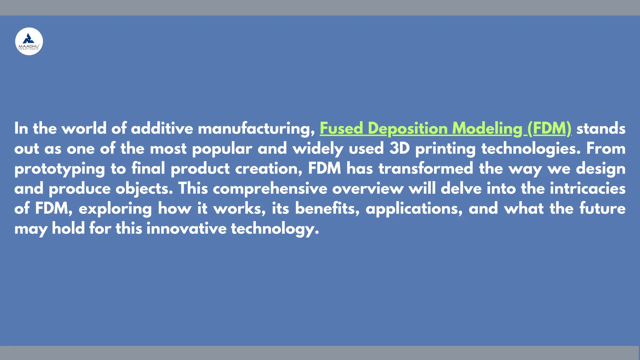 Fused Deposition Modeling (FDM) A Comprehensive Overview | PDF