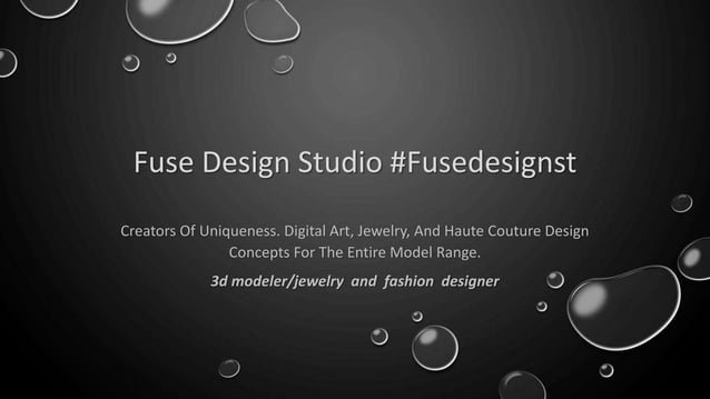 FuSe Design Studio, fusedesignst, Creator of Originality. | PPTX