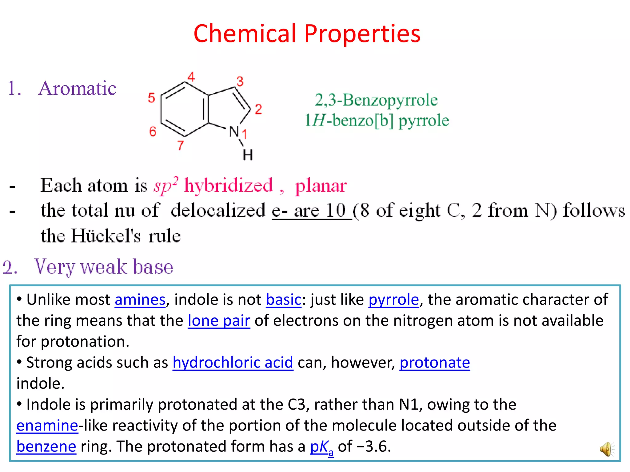 Fused heterocyclic compound indole | PPTX