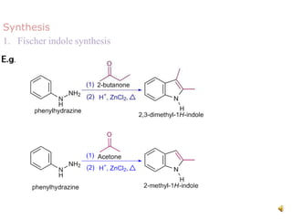 Fused heterocyclic compound indole | PPTX