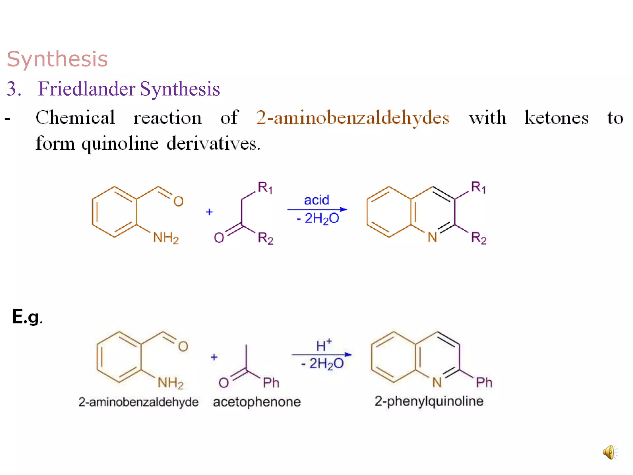 Fused heterocyclic compounds quinoline | PPTX