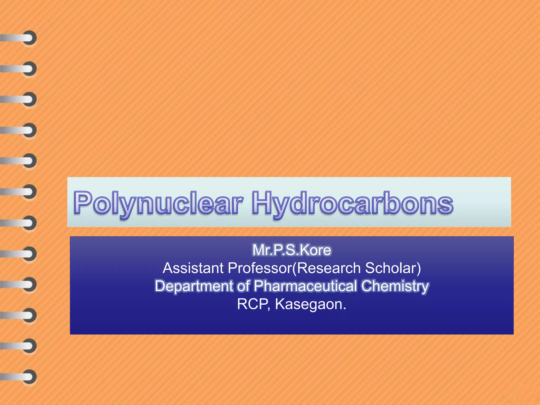 Fused polynuclear compounds | PPT