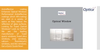 Fused quartz windows | PPT