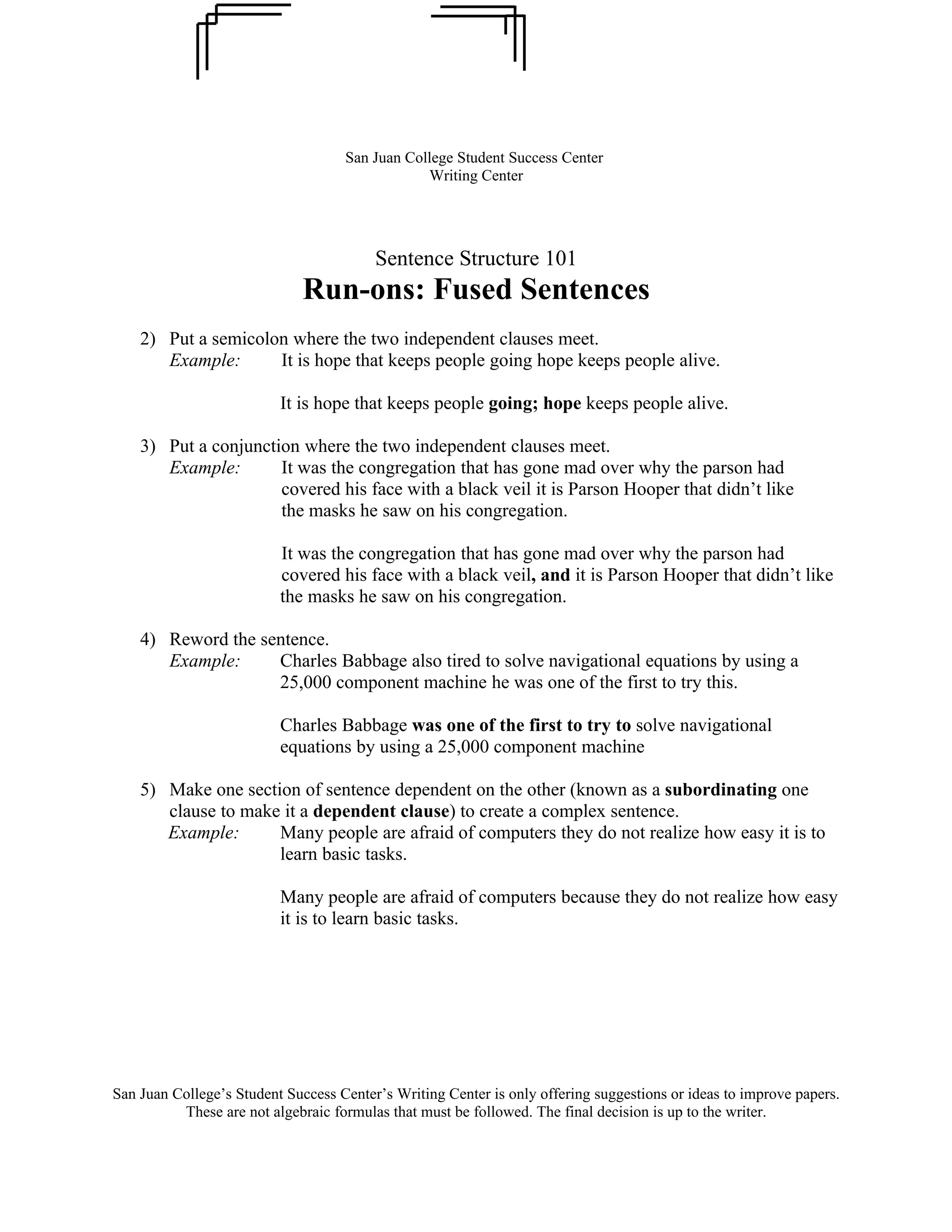 Fused Sentence | PDF