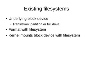 FUSE Filesystems | PPT