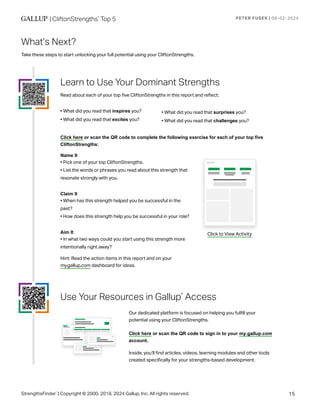 Peter Fusek's TOP_5 gallup strengths finder 2.0 Tom Rath assesment | PDF