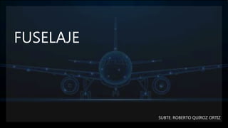 Fuselaje de avión aerodinámica | PPTX