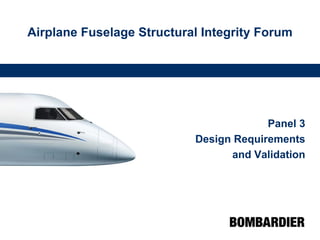 Airplane Fuselage Structural Integrity Forum | PPT