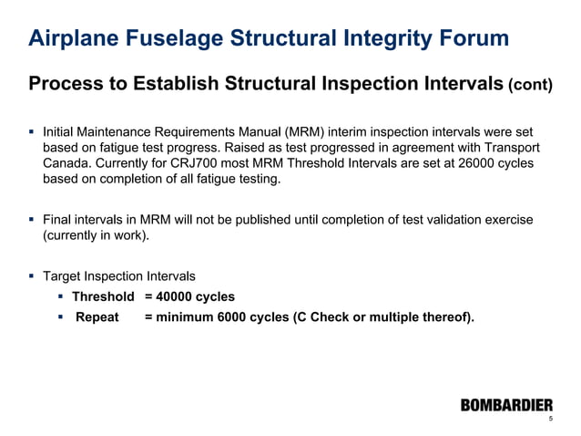 Airplane Fuselage Structural Integrity Forum | PPT