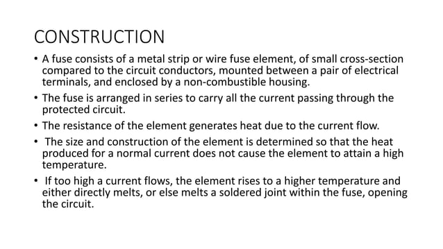 An introduction to FUSES | PPTX | Home Appliances | Home & Garden