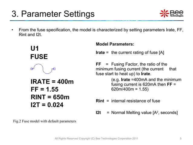 Simple model of Fuse(LTspice) | PPT